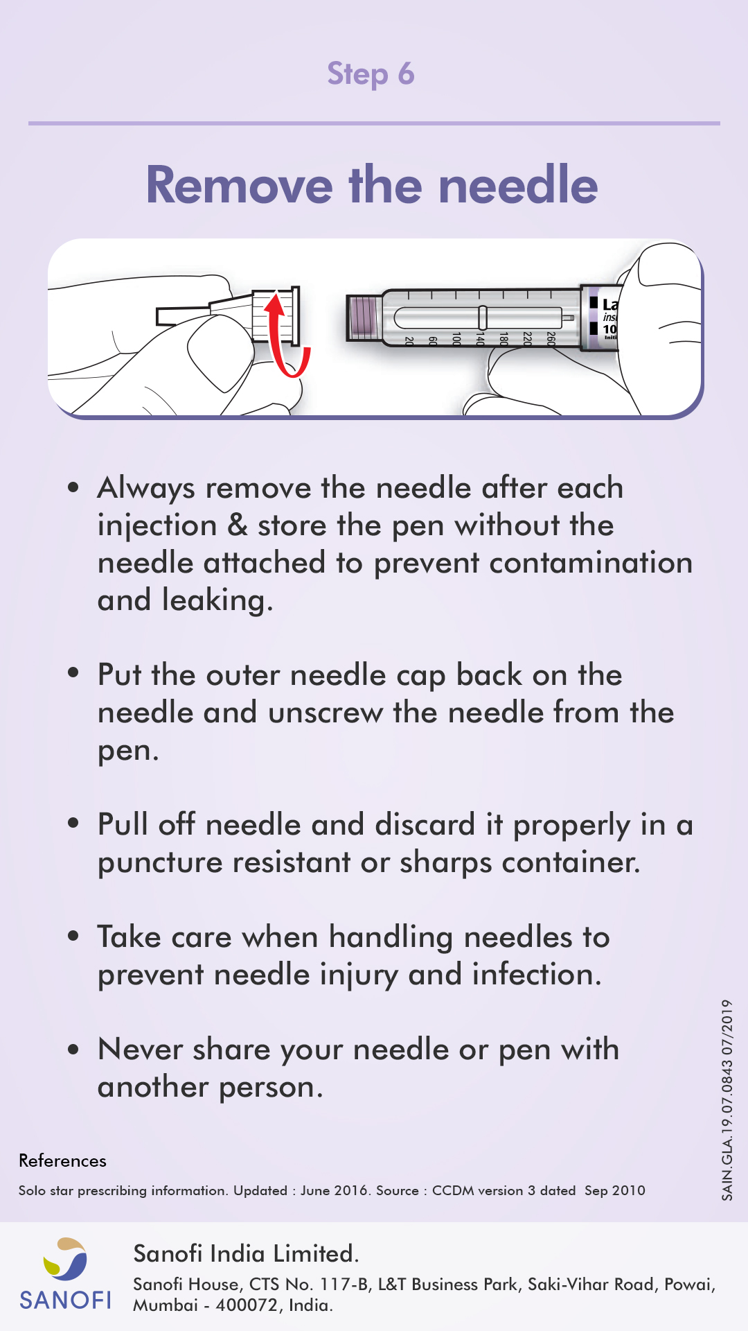 Insulin Pens: SoloSTAR - By SAATH7CONNECT | Lybrate