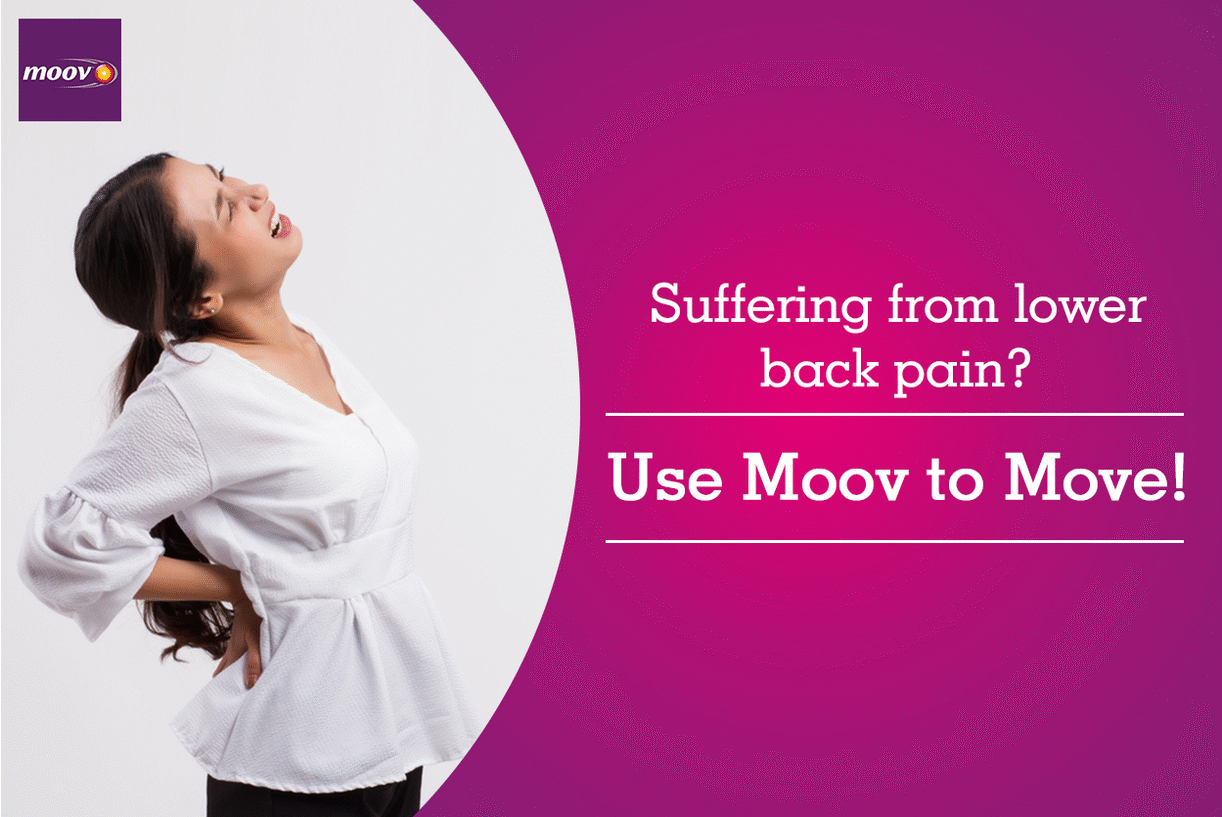 Suffering from lower back pain? Use Moov to Move! - By Moov | Lybrate