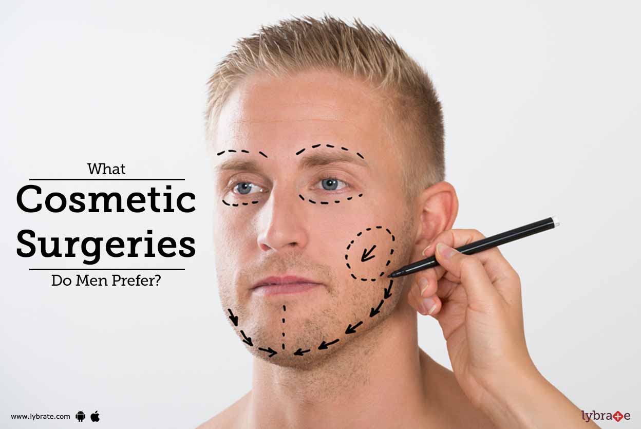 What Cosmetic Surgeries Do Men Prefer? - By Dr. Rekha Choudhary | Lybrate