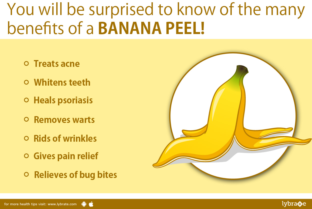 You will be surprised to know of the many benefits of a BANANA PEEL ...