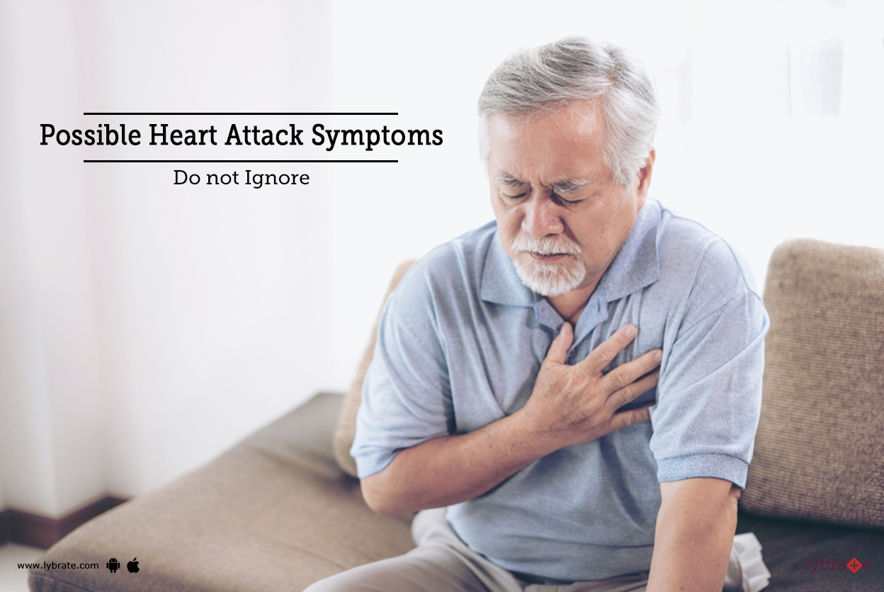 Possible Heart Attack Symptoms - Do not Ignore - By Dr. Garima | Lybrate