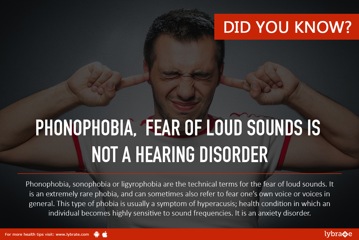 Super Fact of the Day: Phonophobia, fear of loud sounds is not a ...