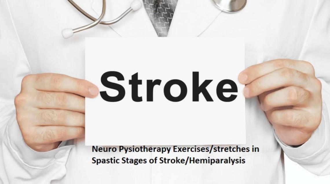 Neuro Pysiotherapy Exercises/stretches in Spastic Stages of Stroke ...