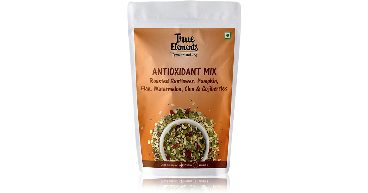 Buy True Elements Antioxidant Mix Seeds Snack 125gm Pack Only For ₹96